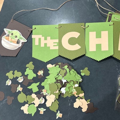 Baby Alien Baby Shower Banner the Child is Coming Banner the Child Baby ...