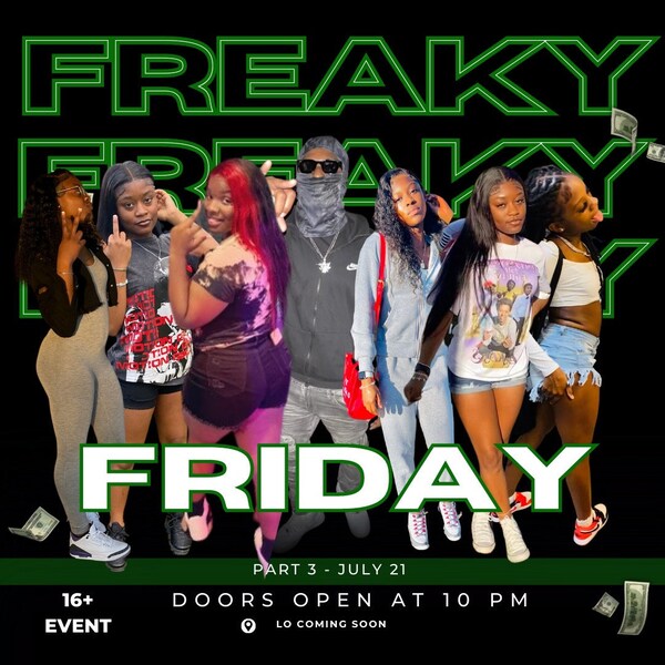 Freaky Friday V2 Flyer, Club Flyer Template for Canva, Event Flyer ...