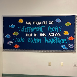 Different Fish Bulletin Board Kit: Classroom Decor - Etsy