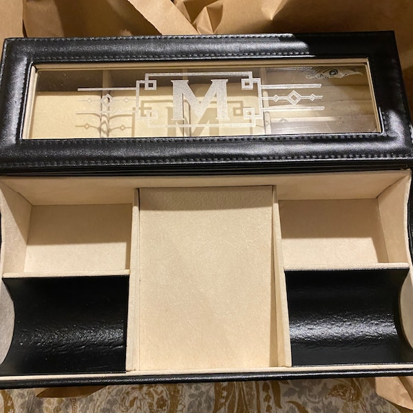 Custom Valet Tray, Dresser Top Tray, Mens Dresser Caddy Engraved Valet ...