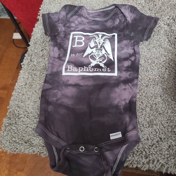 M is for Mothman Baby Onesies®, Witchy Occult Satanic Cryptid Goth Punk ...