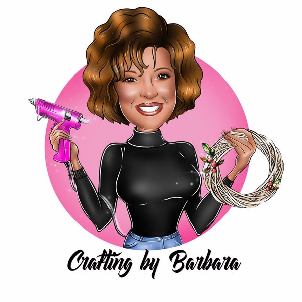 Crafter Logo Design - Custom Cartoon Portrait for Your Business Logo ...
