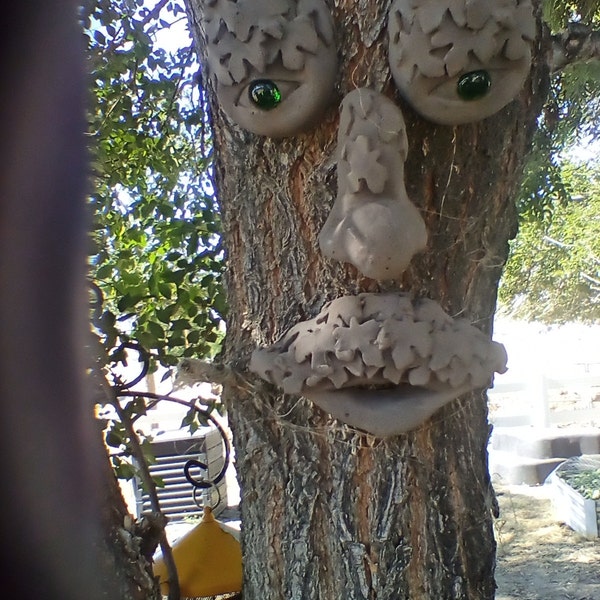 Mr. Mapleshade Tree Face Concrete Garden Decor - Etsy