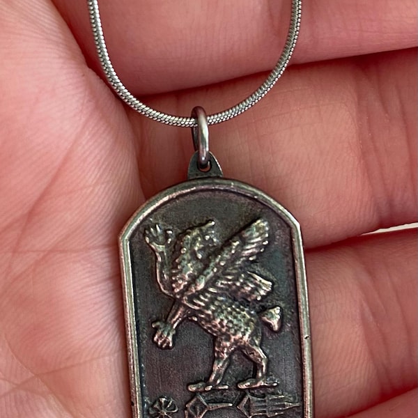 Enki Cuneiform Pendant | Enki | Babylonian Assyrian Sumerian Pendant ...