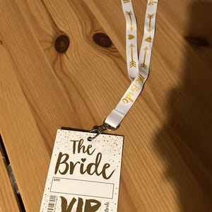 HENFEST ® Hen Party VIP Lanyard Passes Hen Party VIP Cards Hen Fest ...