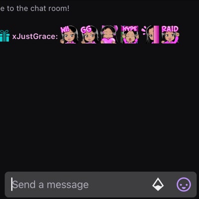 ANIMATED STATIC EMOTE Raid, Animated Raid Emote, Blue Raid Emote ...