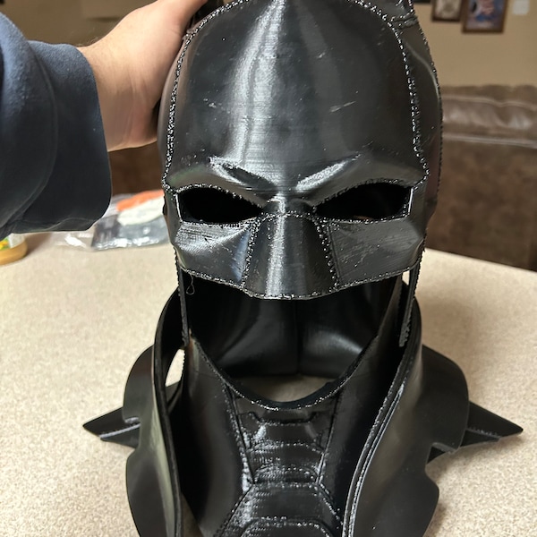 Robert Battinson FLEXIBLE Bat Cowl 2021/2022 Screen Accurate DIY ...
