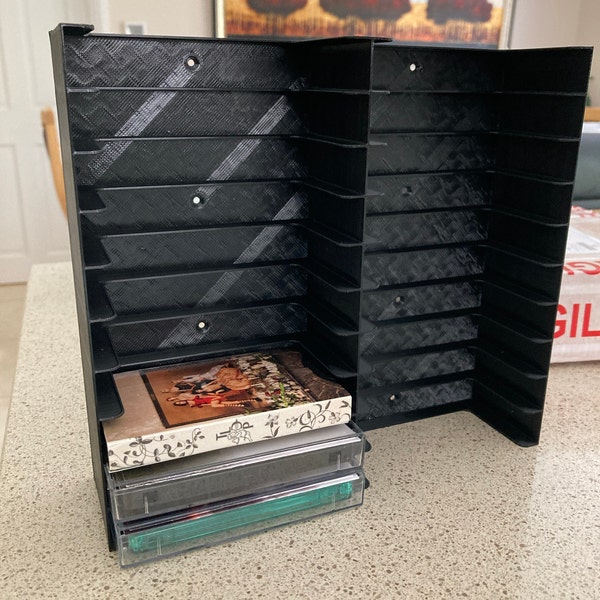 CD Cases Tray holds 18 in a 1x18 Layout Storage/holder/stand/rack/box ...