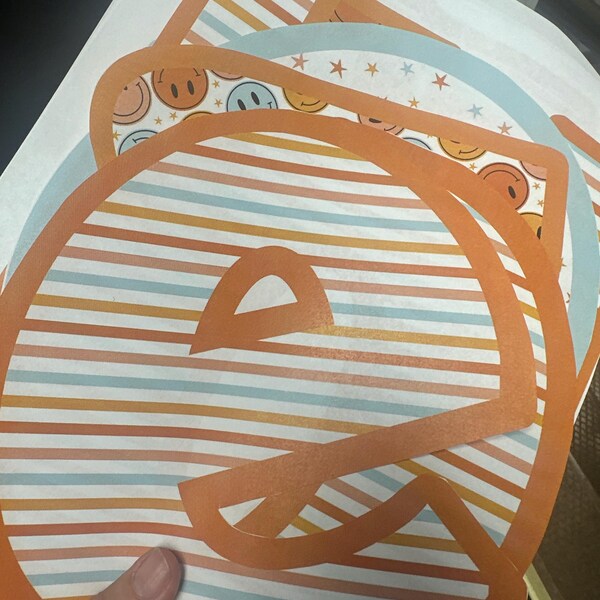 Groovy Retro Varsity Bulletin Board Letters, Letter Clipart, Printable ...