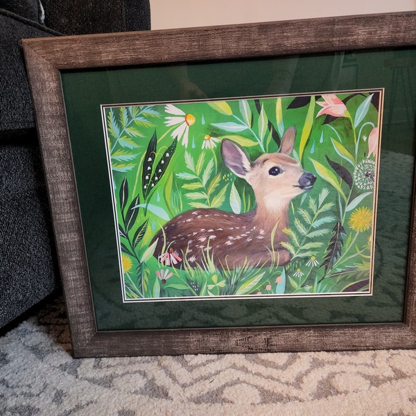 Chipmunk Art Print | Watercolor Painting | Nursery | Woodland Animal ...