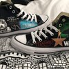 Custom Hand Painted Shoes With Toy Story Aliens Themed Converse High ...