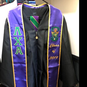Lambda Chi Alpha Graduation Sash Stole - Etsy