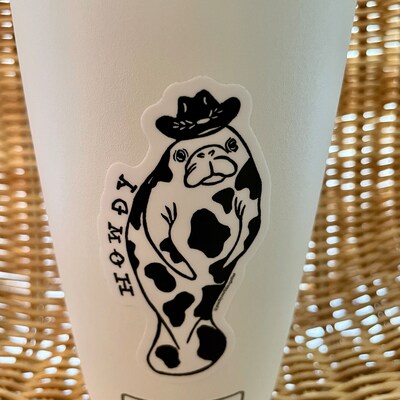 Howdy Partner VII Sticker Vinyl Sticker Sea Cowboy Laptop Sticker Decal ...