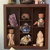 Wooden Curiosity Cabinet Printer Tray Letterbox Display, Rock Display ...
