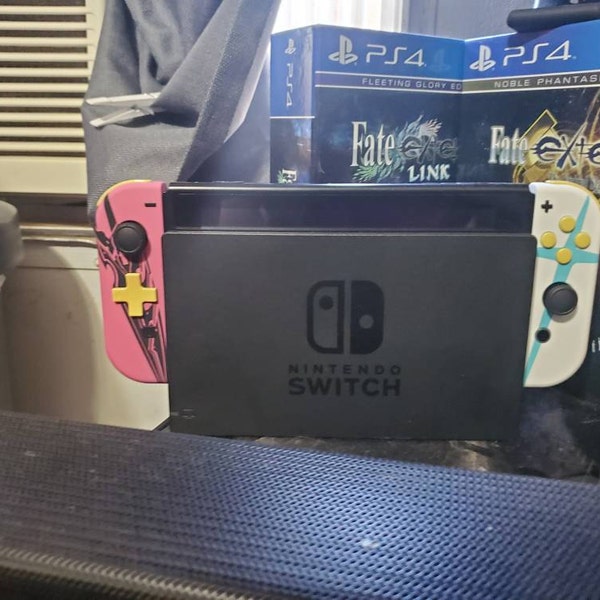 Custom Xenoblade Chronicles Mythra Pyra Themed Nintendo Switch Joy-con ...