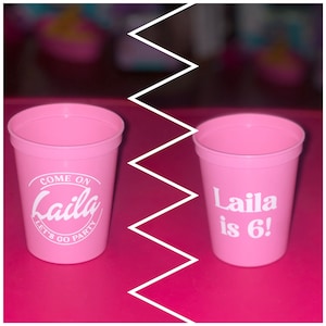 Custom Wedding Cups, Reception Bar Frosted Cups, Personalized ...