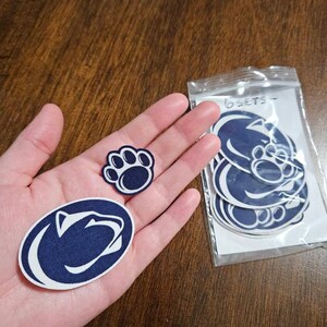 Nashville Predators NHL Hockey Logo Iron-on No-sew Fabric Appliques 5pc ...