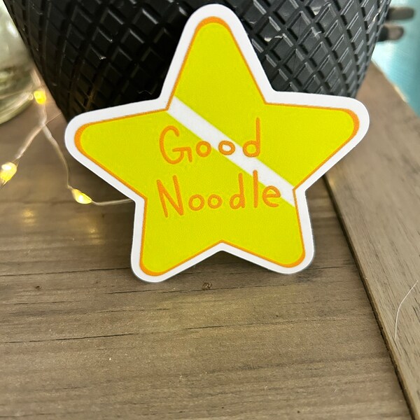 GOOD NOODLE Trendy Sponge Bob Meme Sticker Vinyl Waterproof Laptop ...