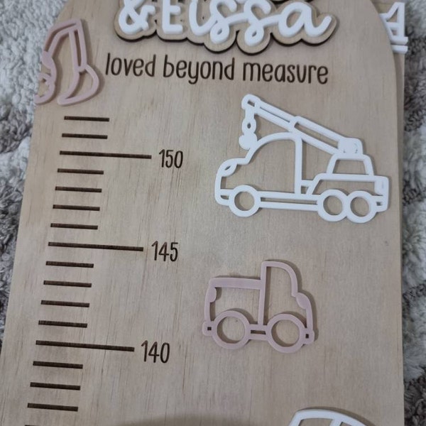 Personalised Growth Chart - ON THE MOVE | Custom Made | Bespoke ...
