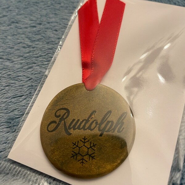 Deluxe Rudolph's Lost Name Tag, Christmas Eve Box - Etsy UK