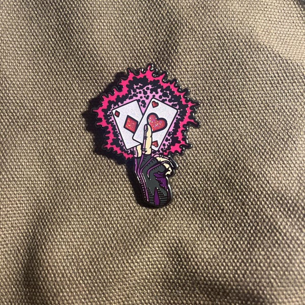 Gambit Kinetic Cards Lapel Pin X-men - Etsy