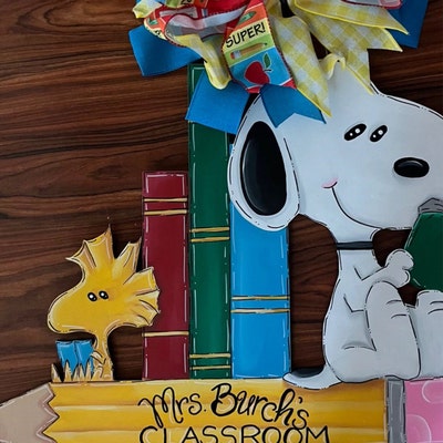 Back to School Door Sign Educational Door Hanger for Teacher ...