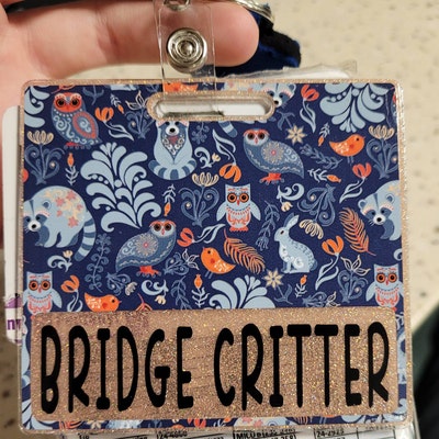 Lab Badge Buddy Blood Splatter Badge Buddy Customizable - Etsy