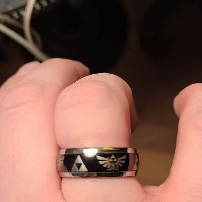 8mm Titanium Duck Hunting Ring Dome Black Titanium Ring - Etsy