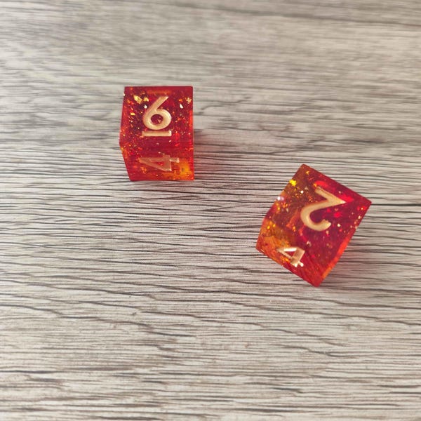 Arctic Blue Dice (2d6 Pair) - Etsy