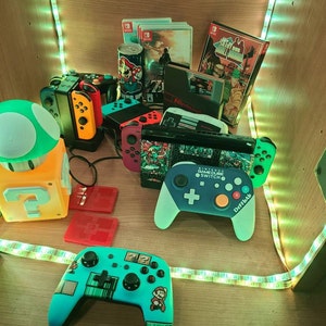 Custom Gamecube Themed Nintendo Switch Pro Controller - Etsy