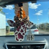 Cow Car Charm Personalized,custom Rear View Mirror Hanging Charm ...