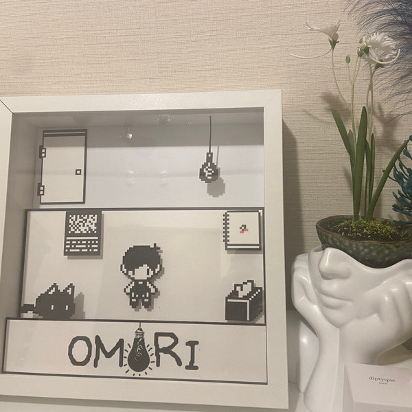 Omori Big Diorama 10x10 Shadox Box Art Omori Game Room Decor Gift for ...