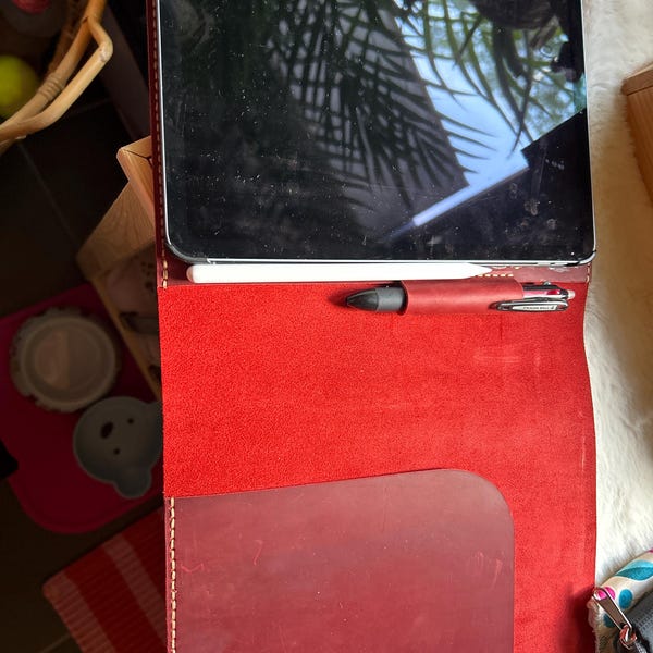 IPad Mini Standing Folio Cover With A5 Writing Pad,ipad Mini Leather ...