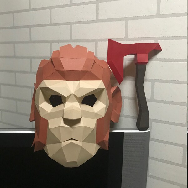 PAPERCRAFT MASK MONKEY - Diy Adult Crafts, Masquerade Party Mask ...