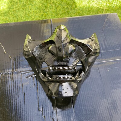 Japanese Samurai Costume Cosplay Mask Ghost of Tsushima Ghost Mask - Etsy