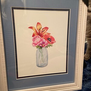 Custom Birth Flower Digital Print Birth Flower Print Birth | Etsy