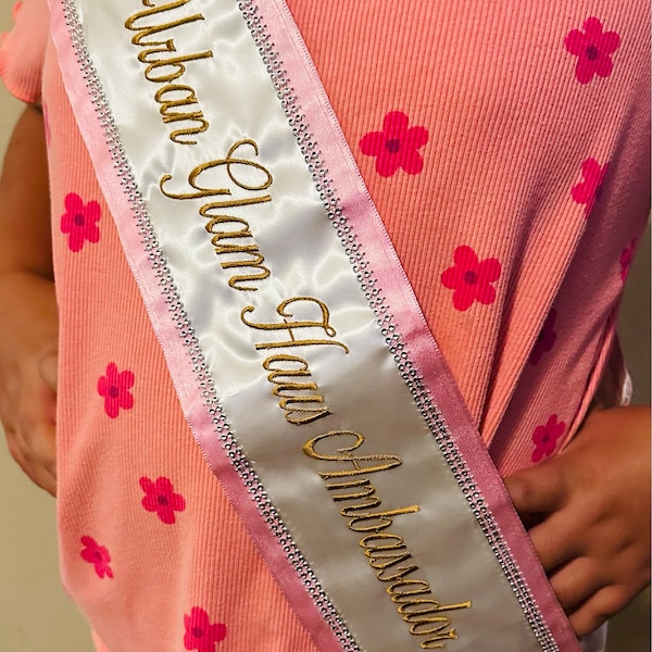 Customize Sash Bridesmaid Sash Custom Bridal Lace Sash Custom Border ...