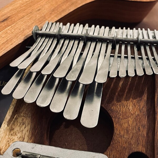 37 Key Shona Njari ELECTRIC Mbira - Triple Sensor Pickup - Finger Piano ...