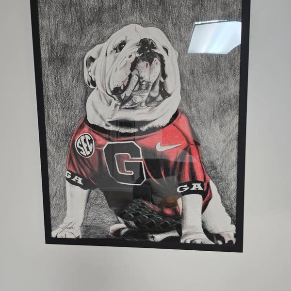 Georgia Bulldogs National Championship Drawing, Uga Mascot, Georgia ...