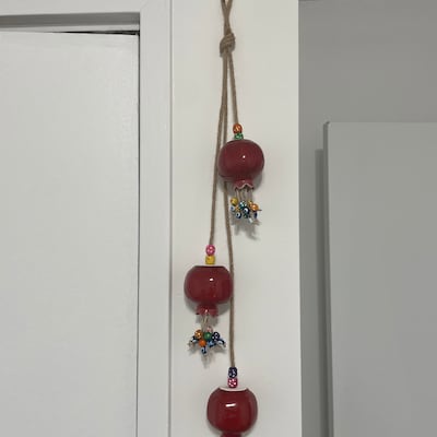 Red Ceramic Elephant / Elephant Wall Decor / Evil Eye / Ceramic ...