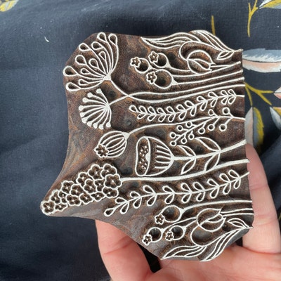 Textile Stamp, Pottery Stamp, Indian Wood Stamp, Tjaps, Blockprint ...