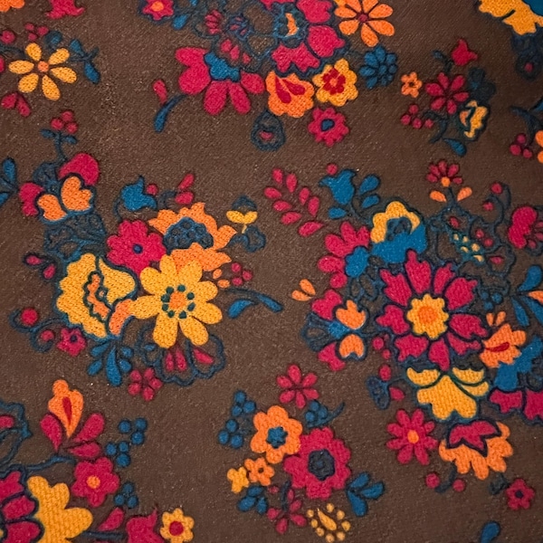 Vintage Fabric, 70s Fabric, Retro Fabric, Midcentury Fabric, Fieldcrest ...