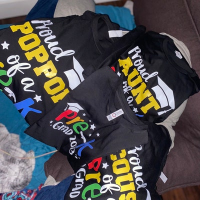 Pre-k Graduation Shirt, Custom Family Pre-k Graduation Shirt, Proud Pre ...