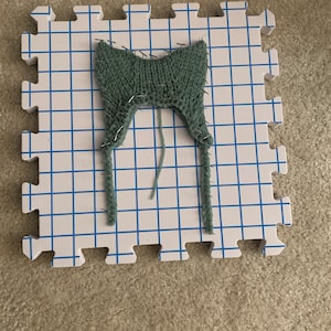 PATTERN for an Elevated, Adult Knitted Cat Hat / Kitty Ears Bonnet That ...