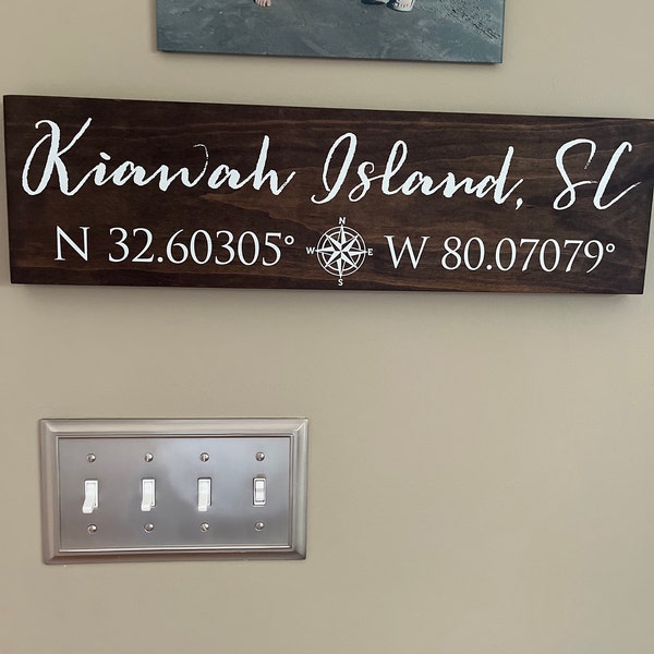 City State Wood Sign | Hometown State and Town Signs | Personalized ...