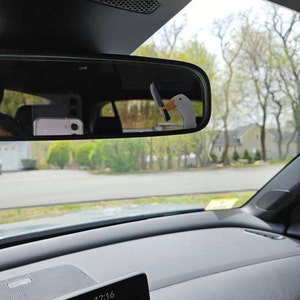 Silly Goose Meme Mirror Peeker Accessory Decal Rear View Mirror Cute ...