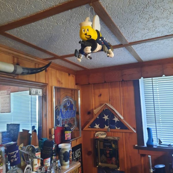 Paintable-navy Seabee 3D Printed Model (small) - Etsy