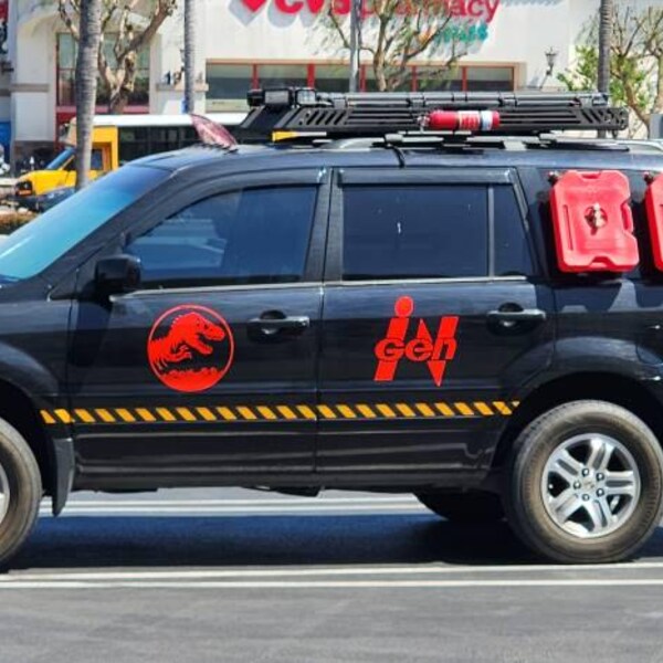 Ingen Jurassic Decal Window Stickers - Etsy