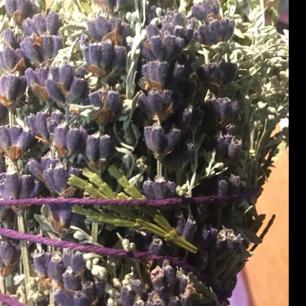 Smudge Bundle, Cedar, Sage and Lavender , Hemp Twine, Smudge Stick - Etsy