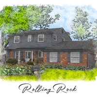 Editing Services for Custom House Portrait Only - Etsy